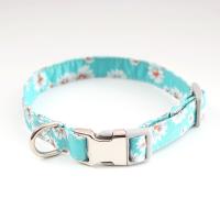 China Custom Sublimation Dog Collar Personalized Logo High Density Polyester 1 Inch Width for sale