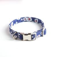 China Custom Sublimation Dog Collar Personalized Logo High Density Polyester 1 Inch Width for sale