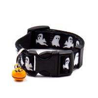 China Custom Polyester Dog Collar for Small Medium Large Dogs Adjustable Neck Strap 500 pcs MOQ for sale