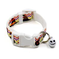 China Custom Polyester Dog Collar for Small Medium Large Dogs Adjustable Neck Strap 500 pcs MOQ for sale
