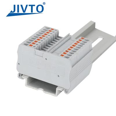 China D-PT1.5 Barrier Plate For PT1.5 Wire Electrical Connector PT Type Din Rail Terminal Block Accessories D-PT 1.5 End Cover for sale