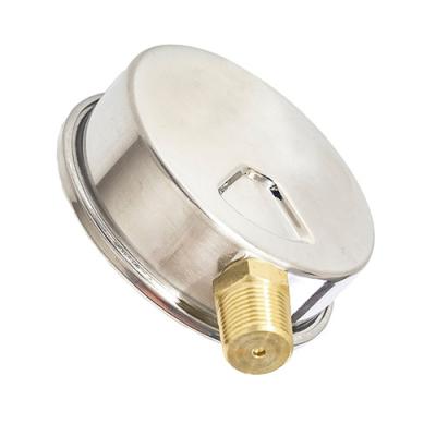 Cina Manometro riempito silicone liquido a 4 pollici 1000psi 1/2 NPT 101.6mm in vendita