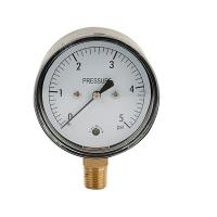 China 2.5 Inch 0-5 psi Capsule Pressure Gauge Brass Internals 1/4 NPT Lower Mount for sale