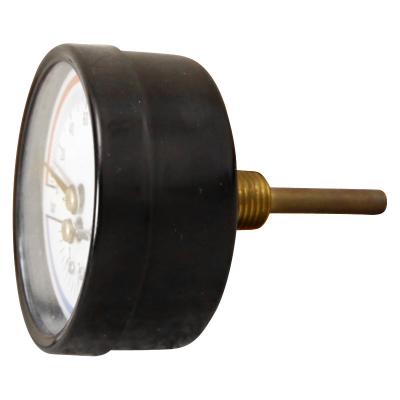 China 6 Bar 100MM 4 Inch Pressure Temperature Gauges 1/2 BSP Boiler Pressure Gauge for sale