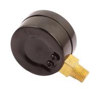 China 2 Inch 0-60 psi General Pressure Gauge 1/4 NPT Lower Mount Steel Case Brass Connection for sale