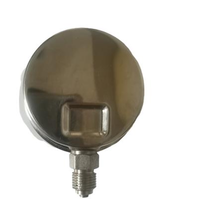 Cina Manometro fillled liuqid a 2-1/2 pollici, glicerina, olio siliconico, acciaio inossidabile, 0-230 PSI/barra, 1/4 di supporto più basso di BSP, in vendita