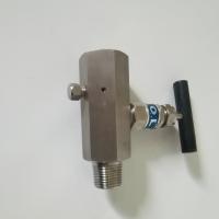 China Stainless Steel 6000 Psi Needle Instrument Manifold Valve 1/4 NPT for sale