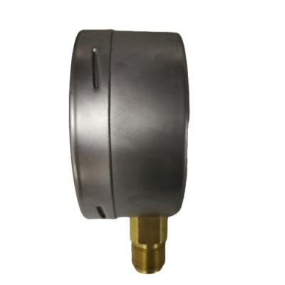 China 4in 100MM 40 mbar senken Berg-niedriges Manometer mit Ventil 1/2 BSP zu verkaufen