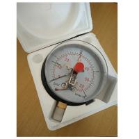 China Stainless Steel 1/2 NPT 4in Electric Contact Pressure Gauges 58Psi for sale