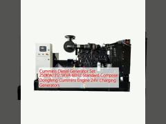 Cummins Silent Diesel Generator Set 250KW/312.5KVA Diesel Generator te koop