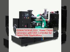Geradores diesel SDEC 500kw,50Hz,1500HPM,gerador de energia de 400V