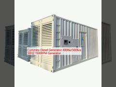 커민스 디젤 발전기 400Kw/500Kva 50HZ 1500RPM 디젤 엔진 발전기 세트