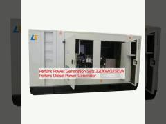 Perkins Power Generation Sets 220KW/275KVA , 	Diesel Powered Portable Generator