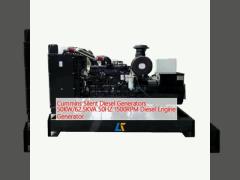 Cummins generadores de diesel silenciosos 50KW / 62.5KVA 50HZ 1500RPM, generador de diesel silencioso