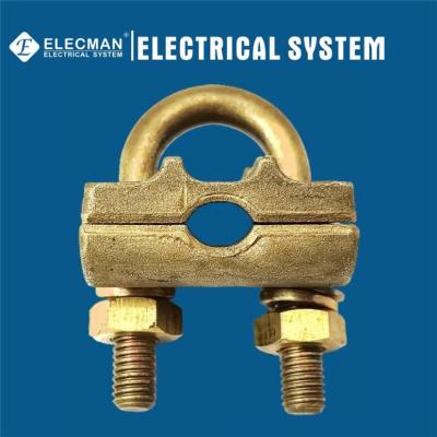 Cina Tipo di Alloy Grounding Rod Clamp Connectors Double Plate del bottaio di U Bolt in vendita