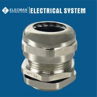 China Nickel Plated Brass Waterproof Cable Gland M20 IP68 Threaded Type for sale