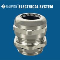 China Nickel Plated Brass Waterproof Cable Gland M20 IP68 Threaded Type for sale