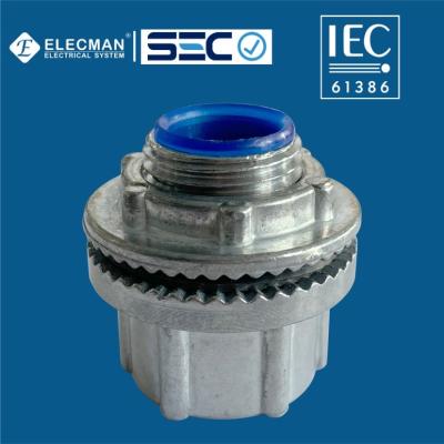 中国 IEC 61386亜鉛堅い水絶縁された喉を搭載する堅い水路のハブ 販売のため