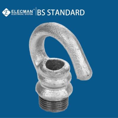 Cina Gancio maschio BS4568 20mm-25mm del condotto della sospensione della ghisa malleabile in vendita