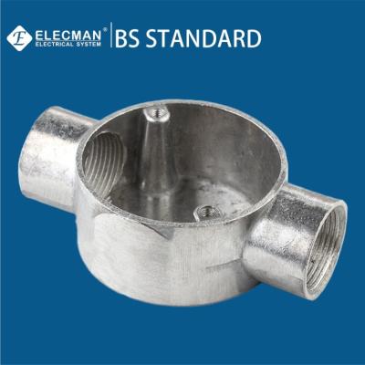 Cina Alluminio di BS4568 20mm-32mm attraverso il tipo bidirezionale della scatola di distribuzione in vendita