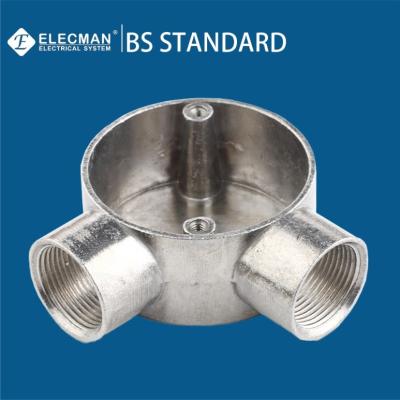 Cina Tipo bidirezionale della scatola di distribuzione di alluminio di angolo di BS4568 20mm-32mm in vendita