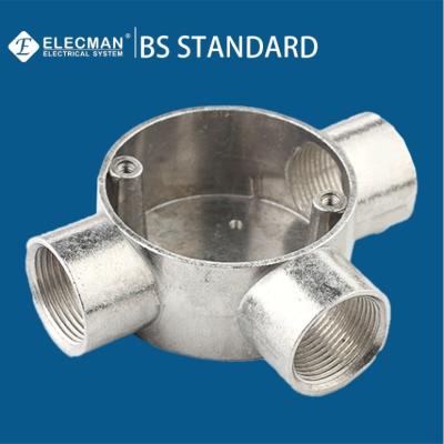 Cina Tipo a tre corsie della scatola di distribuzione di alluminio del T di BS4568 20mm-32mm in vendita