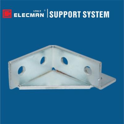 Cina Il singolo sostegno di Wing Fittings Channel Strut Wall del puntone di Gussetted ha galvanizzato l'acciaio in vendita