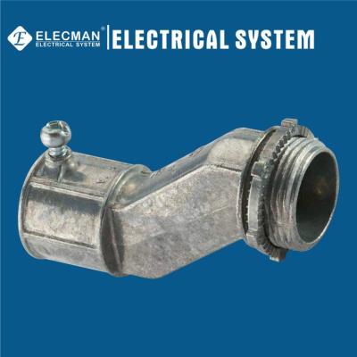 China Zinc Die Cast EMT Offset Set Screw Conduit Connectors UL Listed for sale