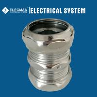 China Steel EMT Coupling Compression Type 1 Inch UL Listed Zinc Plated for sale