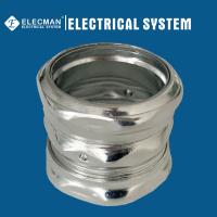 China Steel EMT Coupling Compression Type 2 Inch UL Listed Heavy Gauge Conduit Connector for sale