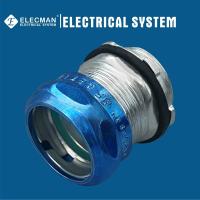 China Raintight Steel EMT Connector Compression Type 1 Inch UL Listed Wet Location for sale