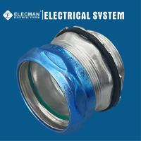 China ELECMAN Raintight Steel EMT Connector Compression Type 2 Inch UL Listed for sale