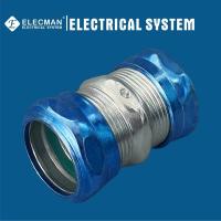 China Raintight Steel EMT Coupling Compression Type 1 Inch UL Listed Wet Location for sale