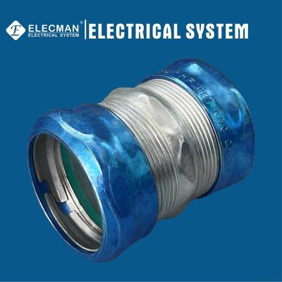 China Polegada impermeável do aço EMT Coupling Compression Type 1-1/2 à venda