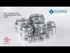 SCCN EMT Connector Compression Type 2 Inch 1 Inch Conduit Connector