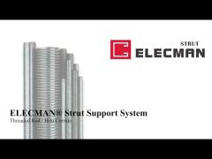 M8 M10 Carbon Steel Hot Dipped Galvanized All Thread Rod 1/4