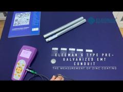 Pre Galvanised EMT Conduits Tube Thinner UL797 ANSI 80.3 Standard