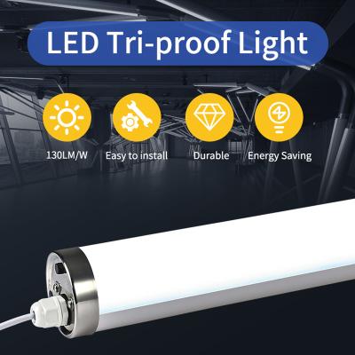 Cina Ip65 LED Tri Proof Light 120lm/W-150lm/W 1200*90*90mm 1400*90*90mm in vendita