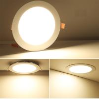 China 7-18W LED Panel Downlight with 50,000 Hour Lifespan and 85 LM/W Efficiency in Round and Square Designs for sale