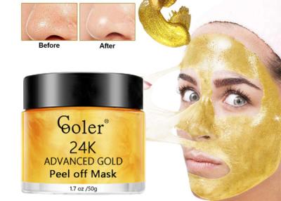 Cina la cura di pelle dell'oro 24K pela ringiovanire della maschera antinvecchiamento riduce le linee sottili in vendita