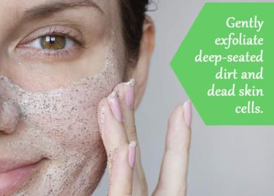 China a pele Exfoliating do coco 113ml desnata profundamente a limpeza para iluminar à venda