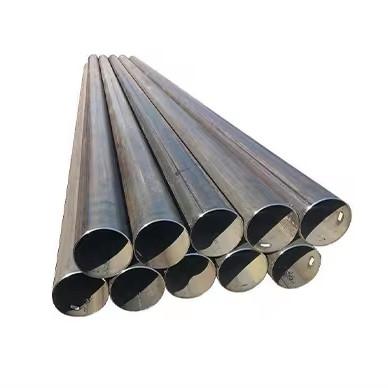 Quality 12M Length Customers' Requirement Surface Q235 Ss400 S235jr En10305-3 E235 ERW Welded Black Round Steel Pipe ASTM A106 Gr.B for sale