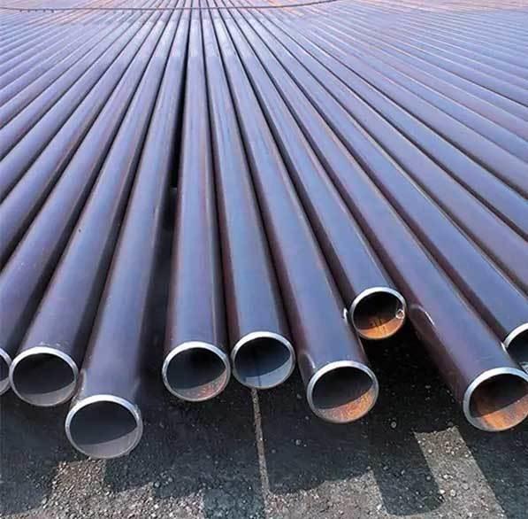 Quality 6m Length Slightly Oiled ERW Iron Pipe Carbon Steel Pipe for Welding for sale