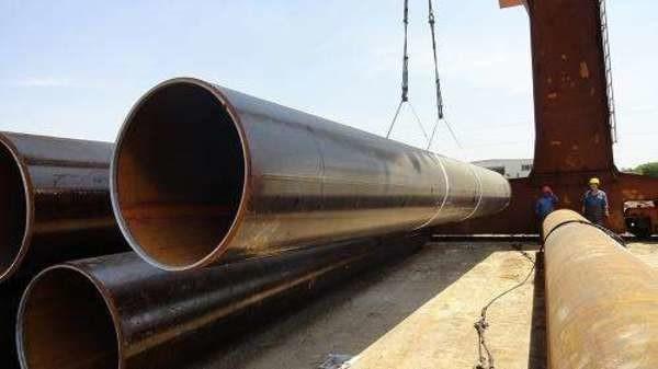 Quality CE Certified Large Diameter Spiral Steel Tube ASTM A252 SSAW Carbon Steel Welded for sale