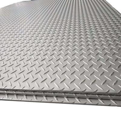 China Excellent Formability Cold Rolled Carbon Steel Chequered Sheet Plate 2B Ba No3 No4 Surface Finish for Steel Processing for sale