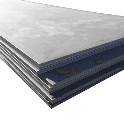 China ASTM A131 A36 S235 S335 St52 Chapa de aço laminada a quente de baixo carbono revestida com comprimento 1000-2000 mm à venda