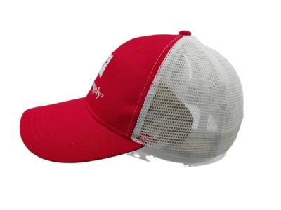 China Patch Panel Custom Mesh Trucker Hats Cotton Twill Breathable Velcro Adjustable for sale