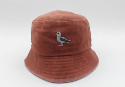 China Custom Embroidered Logo Bucket Hat Cotton Twill OEM Private Label Promotional Cap for sale