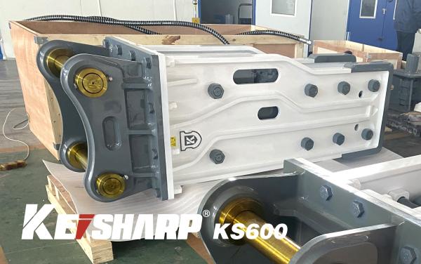 Quality KS600 Top Type Hydraulic Breaker 205mm Chisel Diameter For 55-65 Ton Excavator for sale