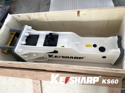 China OEM KS60 stilte type hydraulische breaker voor 4-8 ton graafmachine for sale
